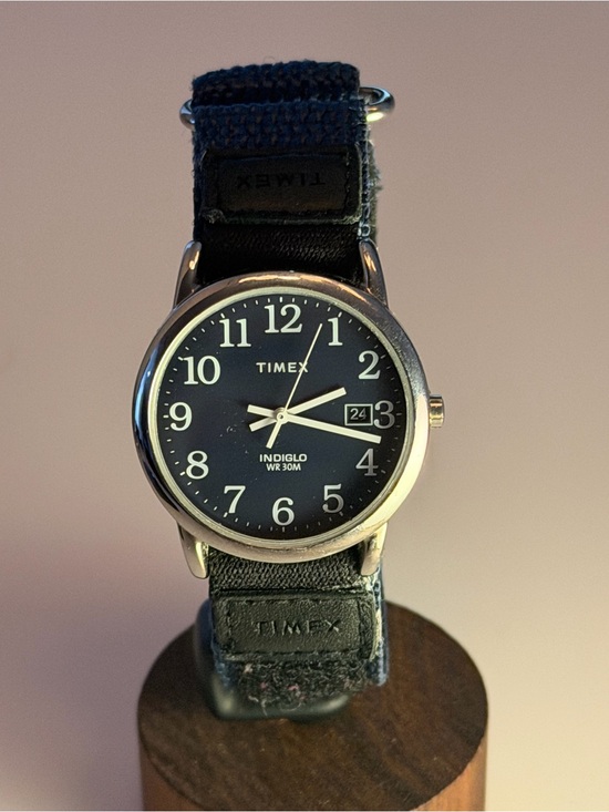 Timex | Accessories | Timex Indiglo Blue Dial Date Watch With Blue Nato ...